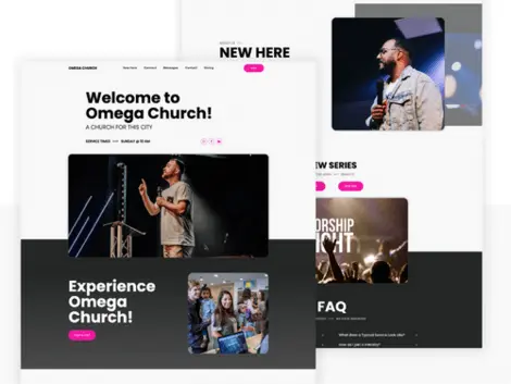 Church Website Builder - Omega by Ministry Designs
